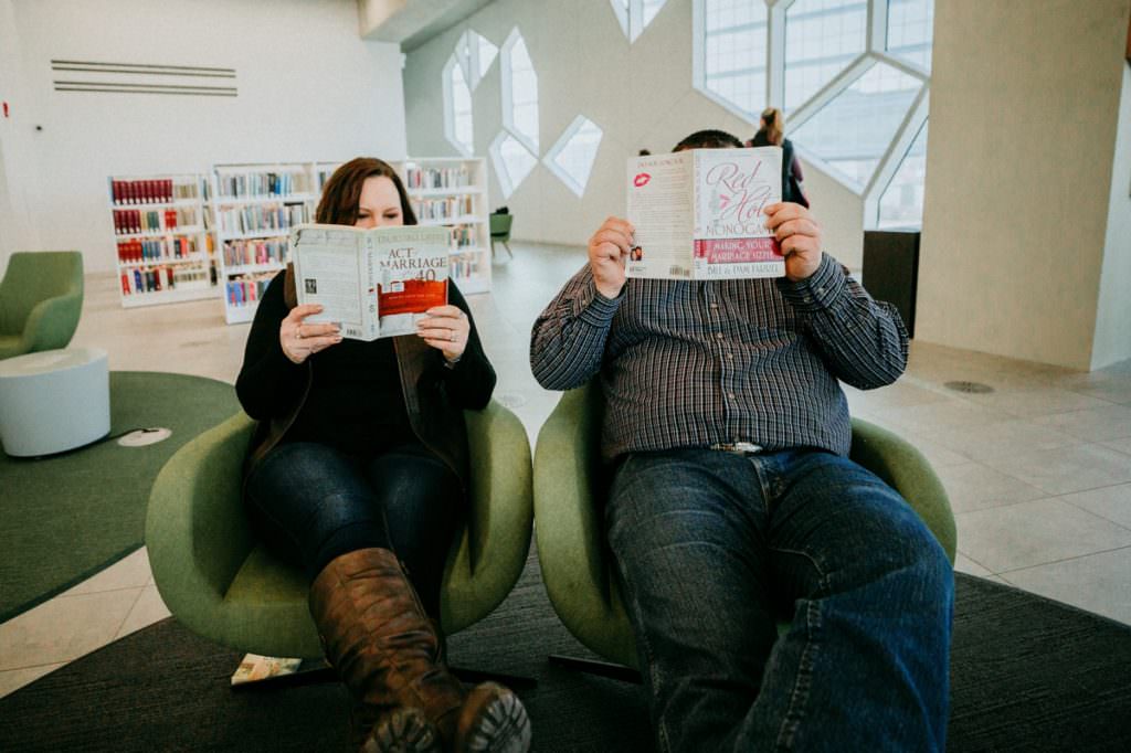 Calgary Central Library Engagement Photography